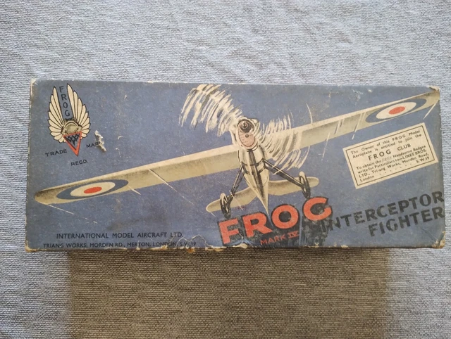 FROG MARK IV Interceptor Fighter Model Plane - Lines Bros at Triang ...