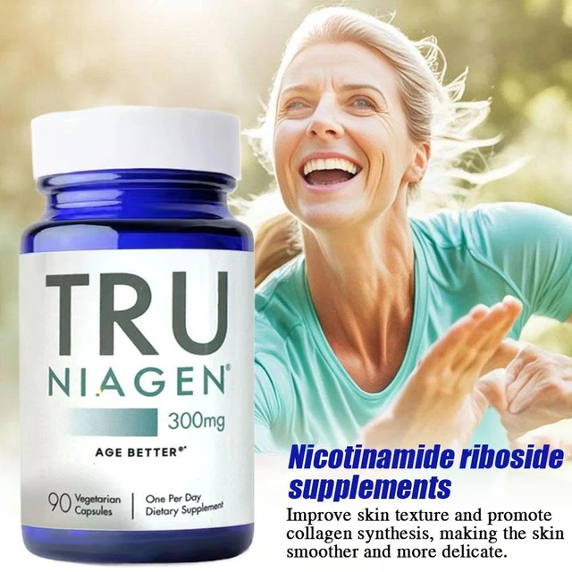 TRU NIAGEN 300MG Multi Award Winning Patented NAD+ Boosting=Supplement ...