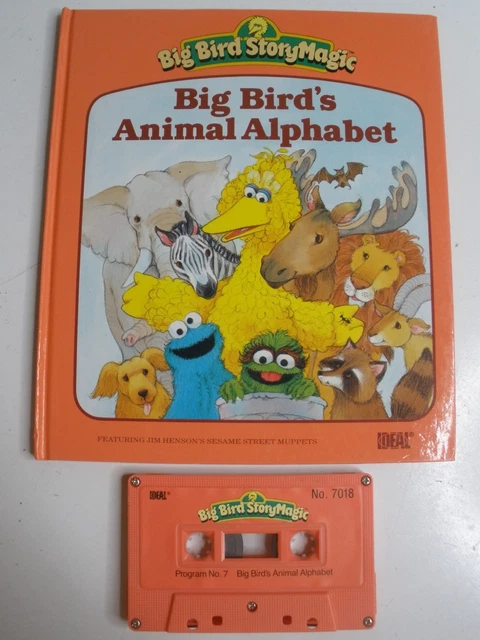 IDEAL SESAME STREET Story Magic Big Birds Animal Alphabet Book ...