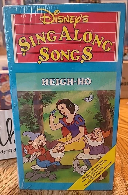 HEIGH-HO DISNEY'S SING Along Songs (VHS-1987) Stock #531 New & Sealed ...