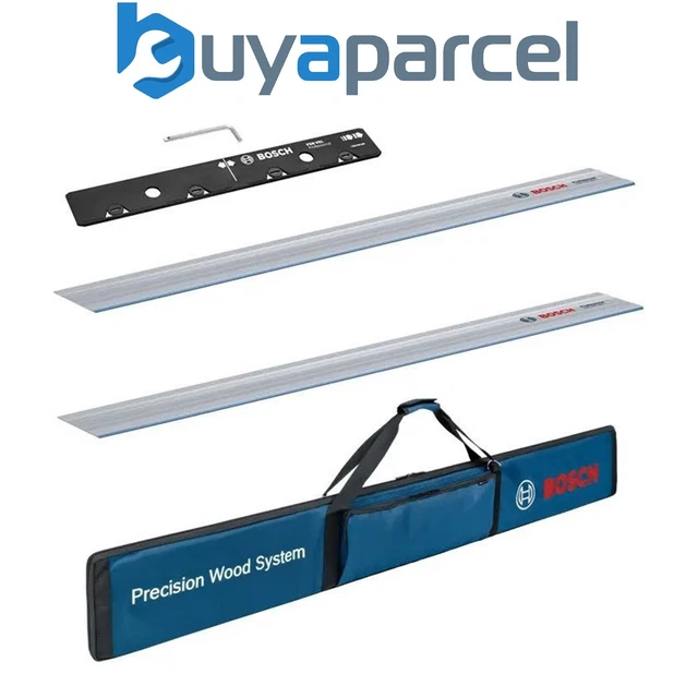 BOSCH 0615990M8Z FSN 1400 Professional Plunge Saw Guide Kit 2 x 1400mm ...