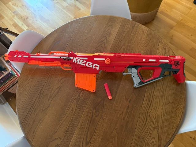 NERF N-STRIKE ELITE Mega Centurion Sniper Rifle et boite de flechettes ...