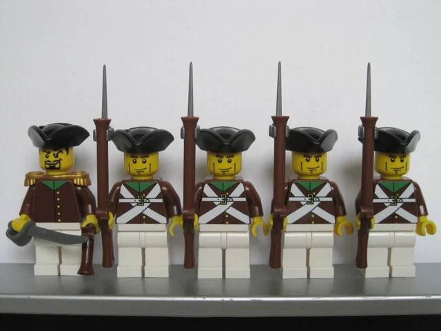 AUSTRIAN FRONTLINE INFANTRY Soldiers Napoleonic made with real LEGO ...