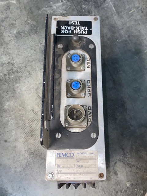 VINTAGE GULTON FEMCO Carrier Shift Receiver 711901/701 DT 50 Trolley ...