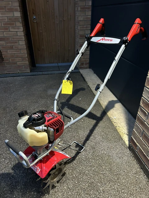 MANTIS DELUXE TILLER Rotavator Honda GX25 Engine Allotment Gardening 4 ...