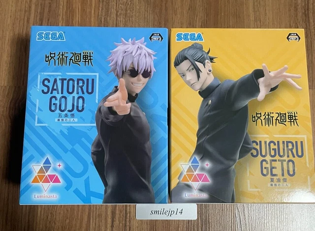 JUJUTSU KAISEN LUMINASTA Figure Satoru Gojo Suguru Geto Set of 2 ...
