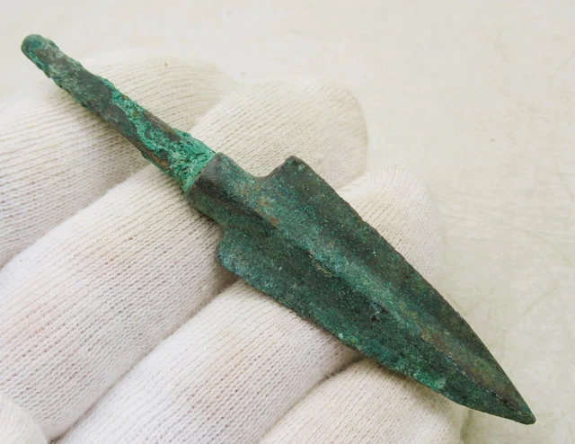 A391 ANCIENT ROMAN Longshot Bronze Arrowhead Imperial Artefact War ...