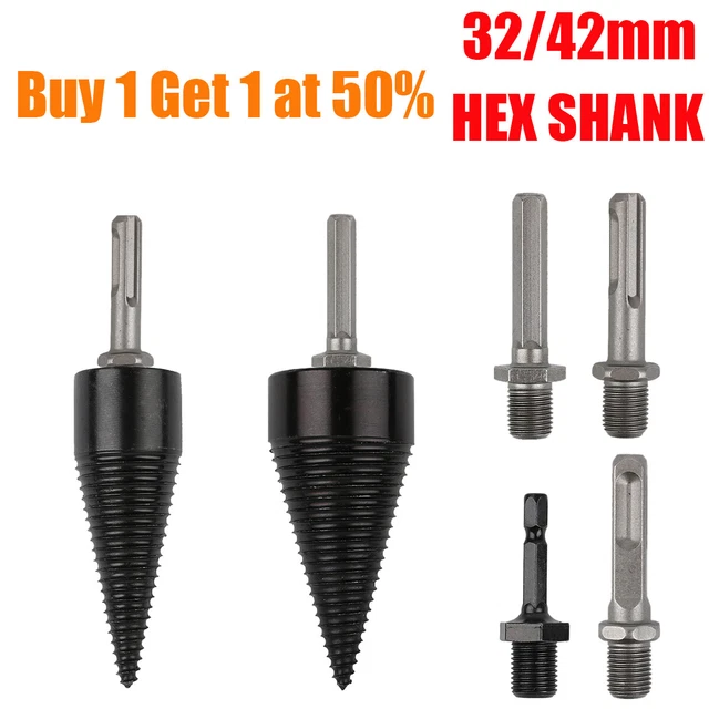 FIREWOOD CHOP WOOD Drill Bit Firewood Split Splitter Cone Wood ...