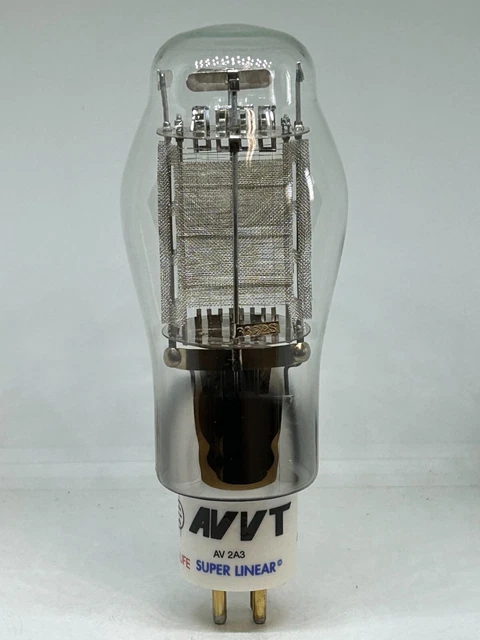 2A3 TUBE ALESA Vaic AVVT mesh plate Super Linear OO getter power triode ...
