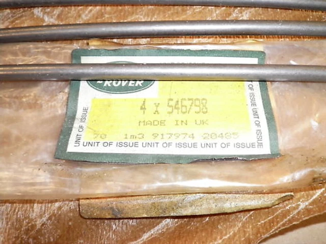 LAND ROVER SERIES Petrol push rod. Part number 546798.Genuine part.NOS ...