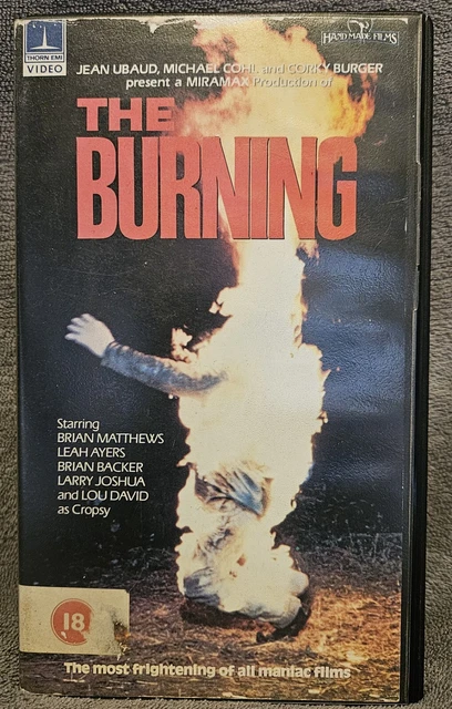 THE BURNING ORIGIONAL Vhs 1981 rare vhs (ddp video nasty) £72.00 ...