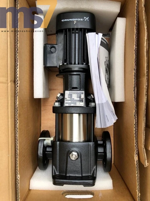 GRUNDFOS CR3-7 A-FGJ-A-E-HQQE VERTICAL MULTI STAGE CENTRIFUGAL PUMP 0.550 Kw £982.69 - PicClick UK