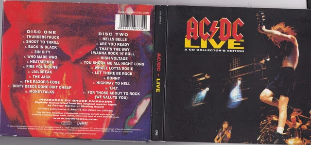 AC DC - Live (2CD Collector's Edition) + Booklet £0.86 - PicClick UK