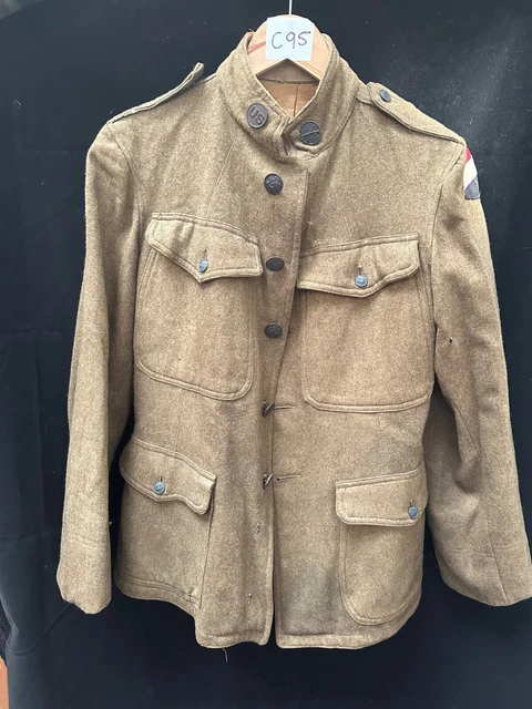 ORIGINAL WW1 US Army Doughboy Jacket General Headquarters Div Sign - 32 ...
