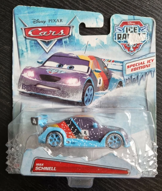 DISNEY PIXAR CARS Ice Racers - MAX SCHNELL - DAMAGED CARD - 2015 series ...