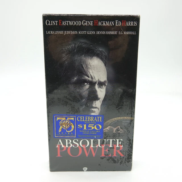 ABSOLUTE POWER (VHS, 1997) Clint Eastwood Gene Hackman Ed Harris NEW ...
