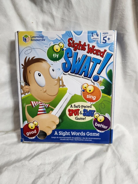LEARNING RESOURCES SIGHT Word Swat Educational Sight Words Game Open ...