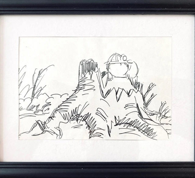 ORIGINAL STORYBOARD DRAWING by Disney Legend Ted Berman (1977 ...