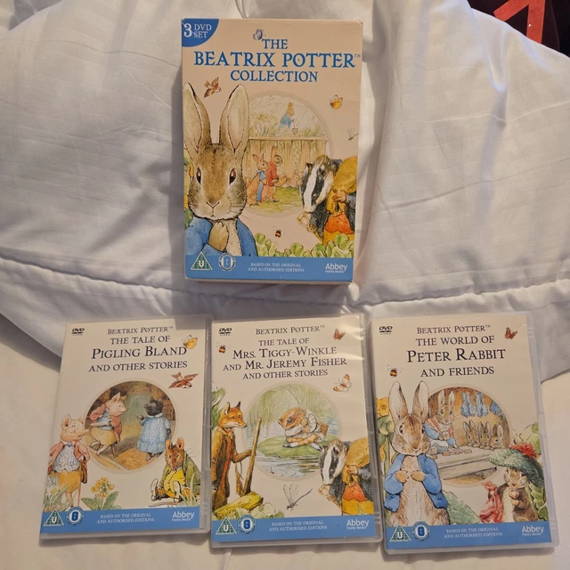 THE BEATRIX POTTER Collection 3 DVD Box Set 9 Stories Peter Rabbit ...