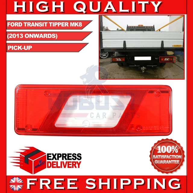 FOR FORD TRANSIT Mk8 Custom Tipper Rear Light Lamp Lens Driver 1831256 ...