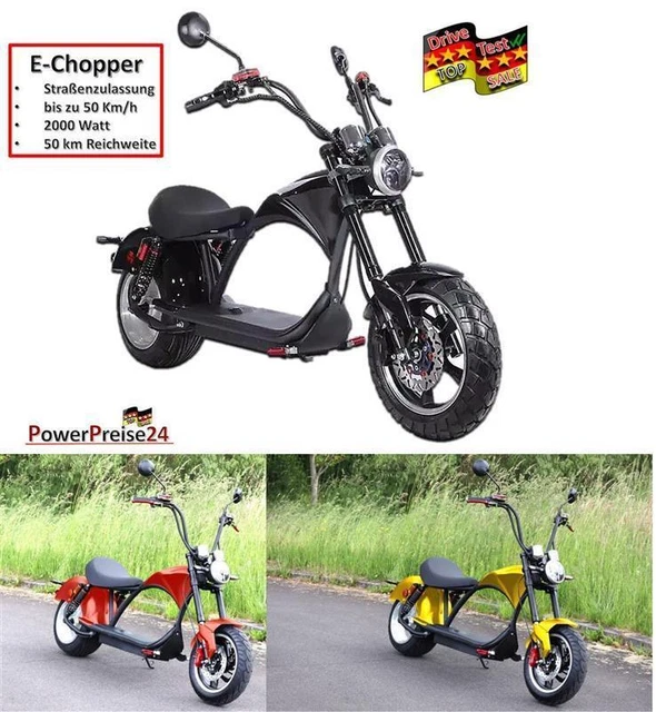 Elektro Chopper Mit Strassenzulassung