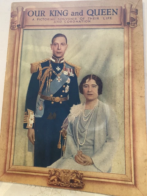 ROYAL BOOKLET KING George V1 and Queen Elizabeth Souvenir Coronation ...