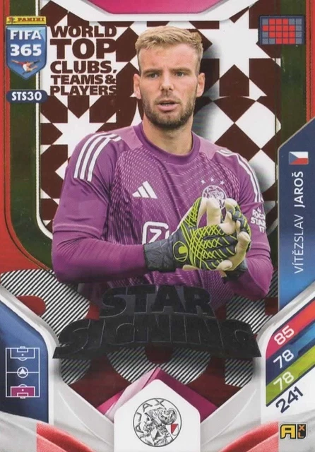 PANINI FIFA 365 2026 STS30 Star Signing Vitezslav Jaros Ajax Amsterdam ...