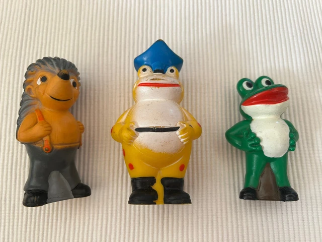 LURCHI SALAMANDER FIGUREN | Frosch + Igel + Unkerich, 80er Jahre EUR 19 ...
