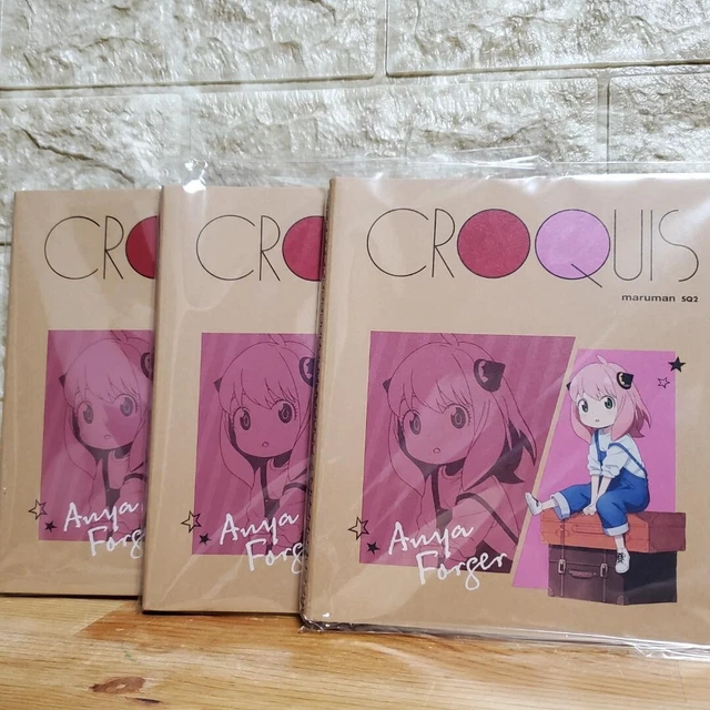SPY X FAMILY Croquis Book Anya Forger 3 books Japanese Anime sketchbook ...