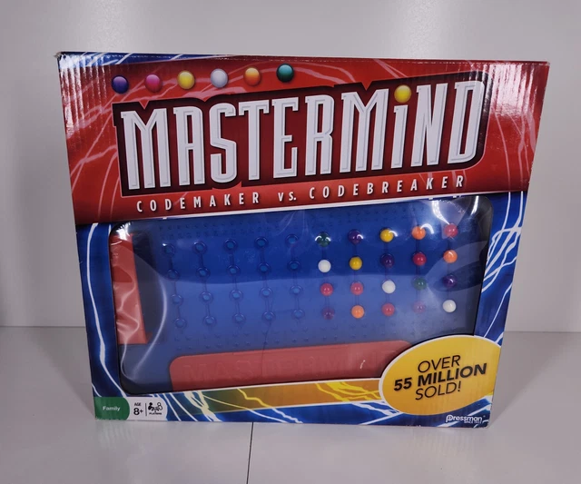 MASTERMIND CODE MAKER vs. Code Breaker Challenge Your Brain Board Game ...