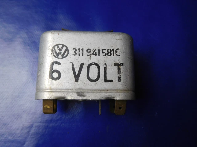 VW BEETLE BUS type 3 Karmann Ghia relay light relay 6 volt original VW ...