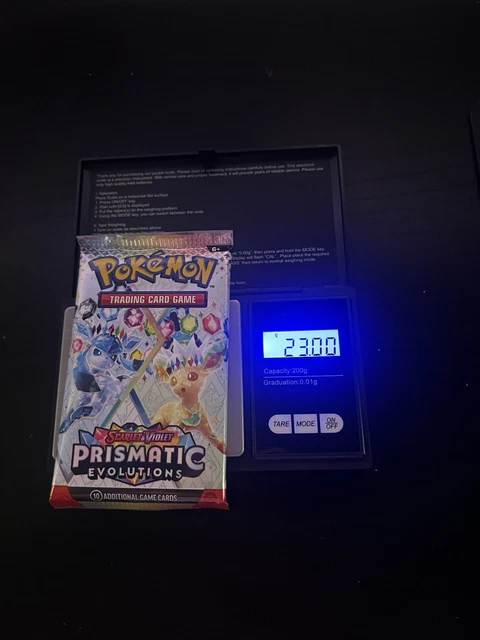 🌈POKÉMON TCG - 🎉Prismatic Evolutions Booster Pack Sealed - HEAVY PACK ...