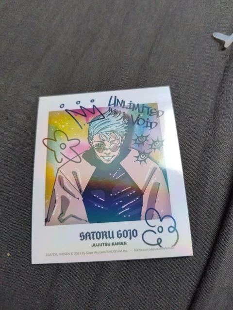 JJK JUJUTSU KAISEN Anime Manga Merch Satoru Gojo Sticker EUR 6,00 ...