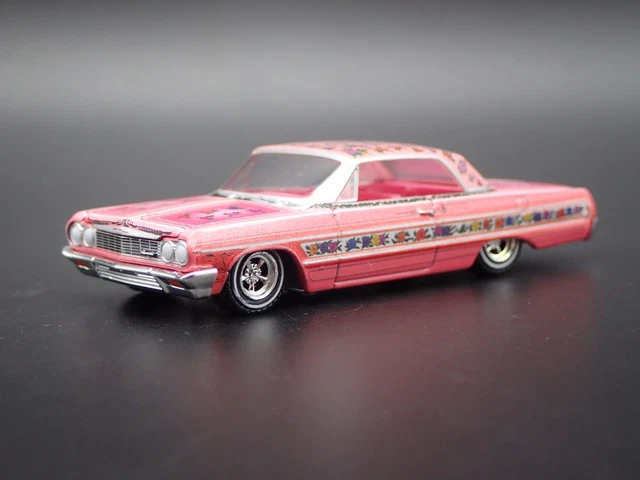 1964 64 CHEVY Chevrolet Impala Lowrider Gypsy Rose 1:64 Scale Diecast ...