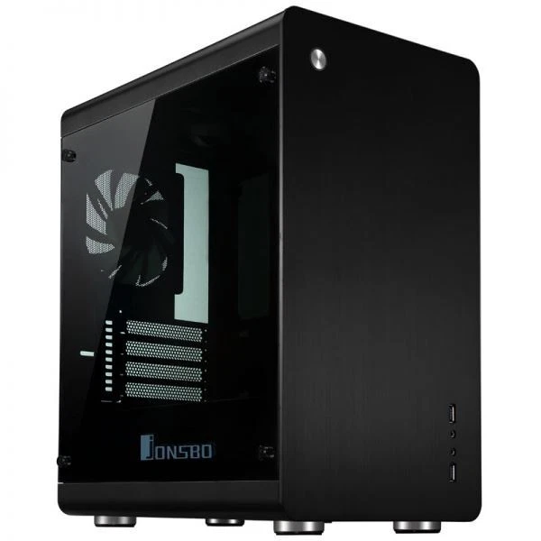 JONSBO RM3 MICRO-ATX case, tempered glass - black £109.99 - PicClick UK