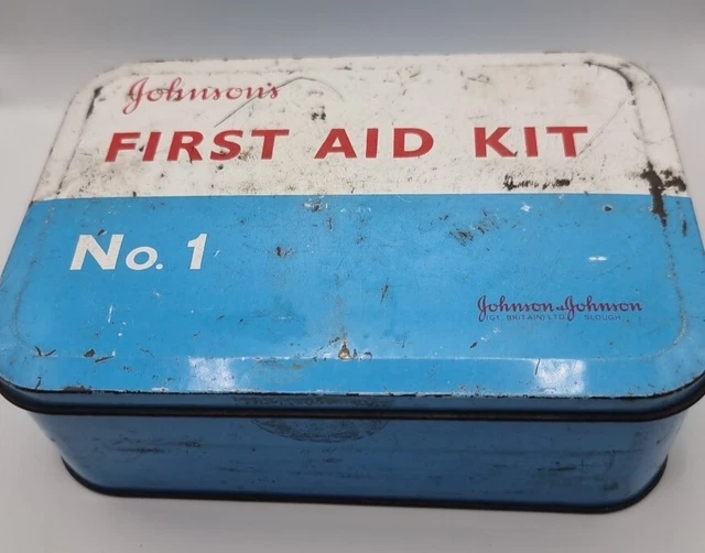 USED LOADED JOHNSON & Johnson’s Vintage No 1 First Aid Kit Original ...