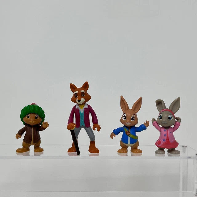PETER RABBIT FIGURES - Benjamin Bunny Lily Bobtail Mr Todd Fox ...