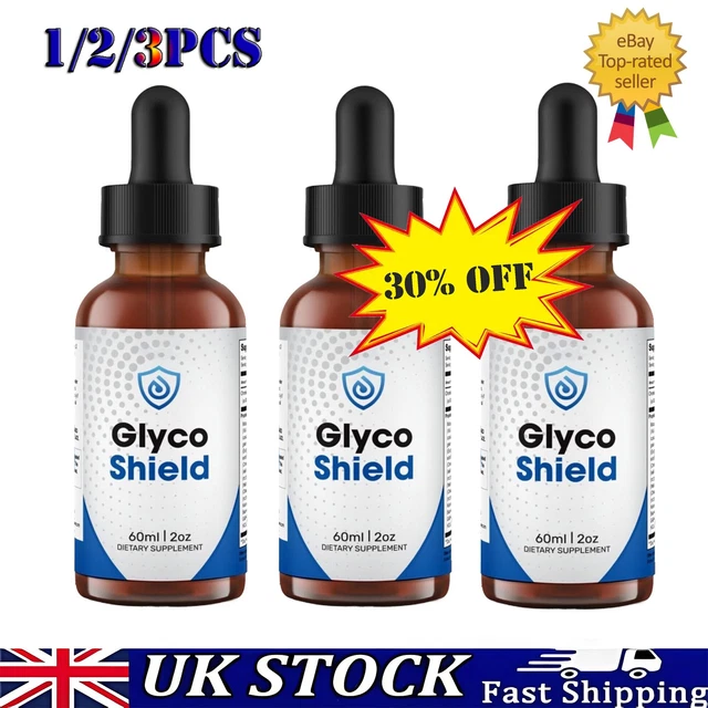 1/2/3PCS GLYCO Shield Pro Liquid Drops, GlycoShield Pro Advanced ...