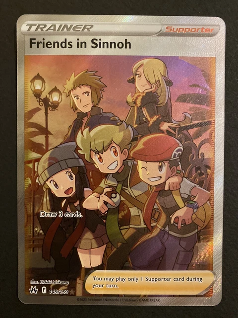 POKÉMON TCG FRIENDS in Sinnoh (Full Art) Crown Zenith 149/159 Holo ...