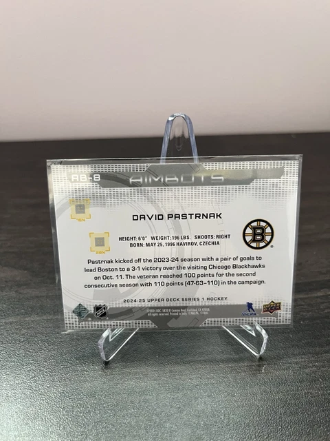 2024-25 UPPER DECK Aimbot #AB8 David Pastrnak Boston Bruins NHL $0.99 ...
