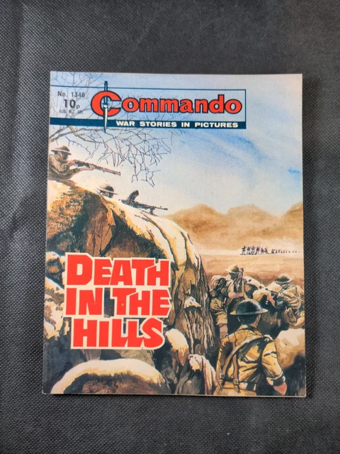 COMMANDO COMIC ISSUE Number 1346 Death In The Hills £4.45 - PicClick UK