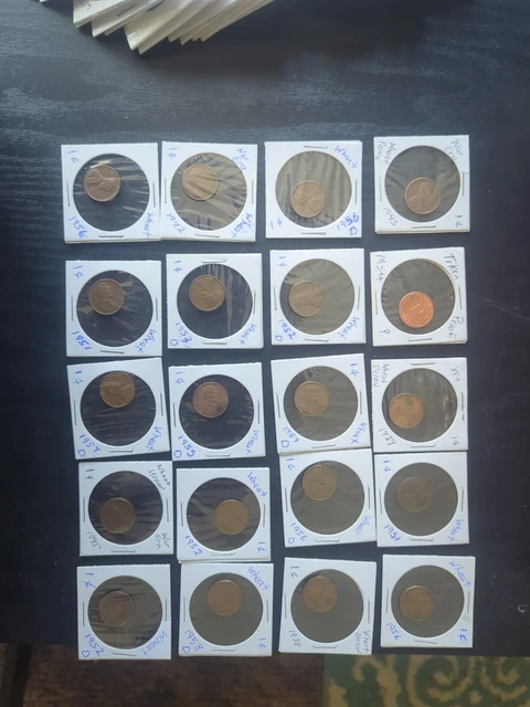 20 LINCOLN PENNY Coin Lot With Proof Token $14.99 - PicClick