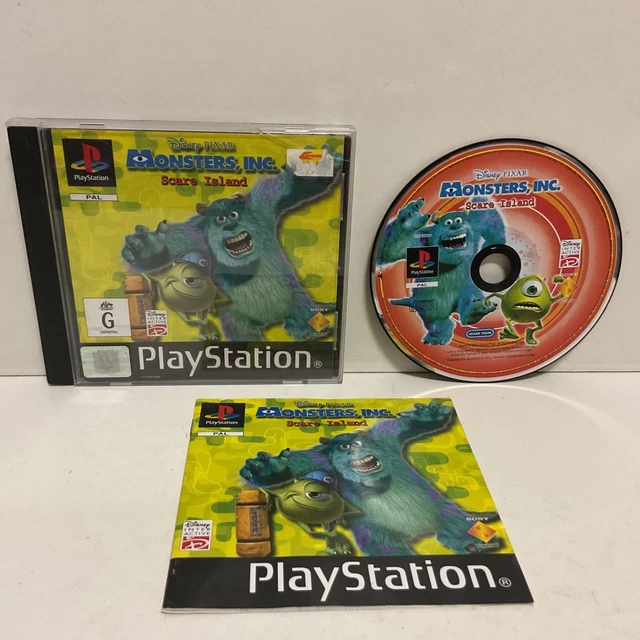 DISNEY/PIXAR'S MONSTERS, INC. Scare Island PS1 PlayStation 1 PAL - VGC ...