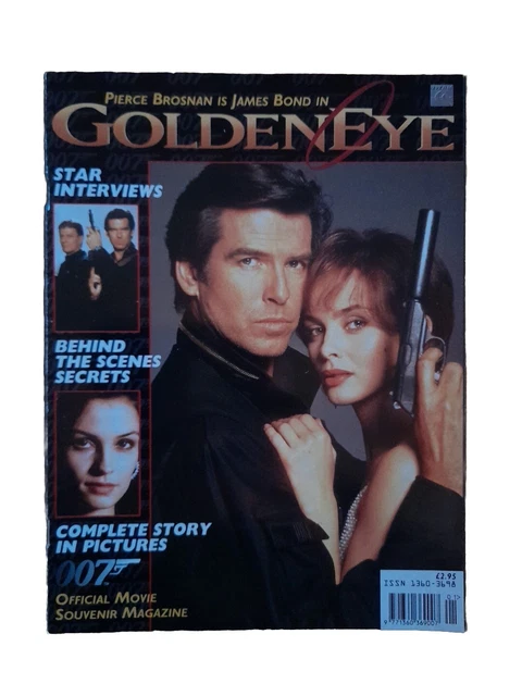 JAMES BOND GOLDENEYE The Official Movie Souvenir Magazine - Very Good ...