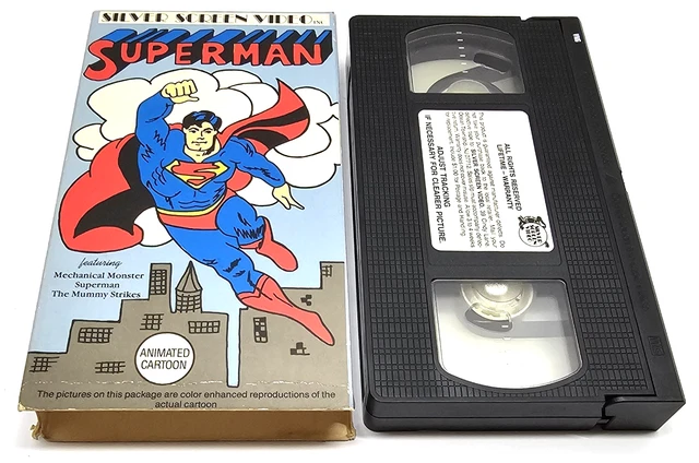 SUPERMAN ANIMATED CARTOON VHS 1989 Silver Screen Video £9.03 - PicClick UK
