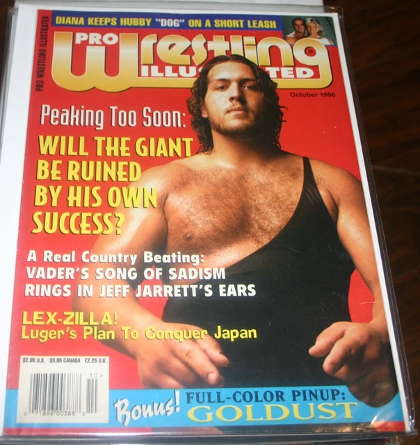 PRO WRESTLING ILLUSTRATED PWI Magazine October 1996 The Giant Goldust ...