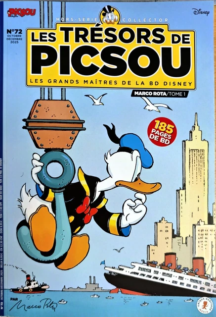 MARCO ROTA TOME 1 MAGAZINE TRÉSORS DE PICSOU collector #72 neuf EUR 17 ...