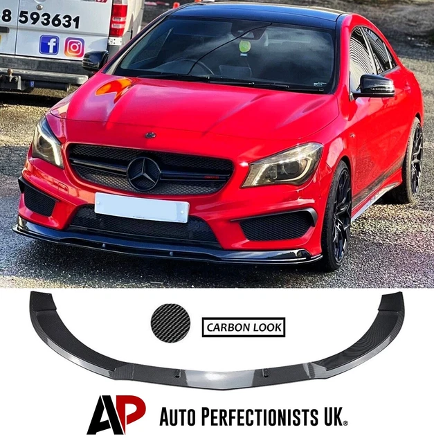 MERCEDES CLA CLASS W117 CLA45 AMG Line Carbon Fibre Front Splitter ...