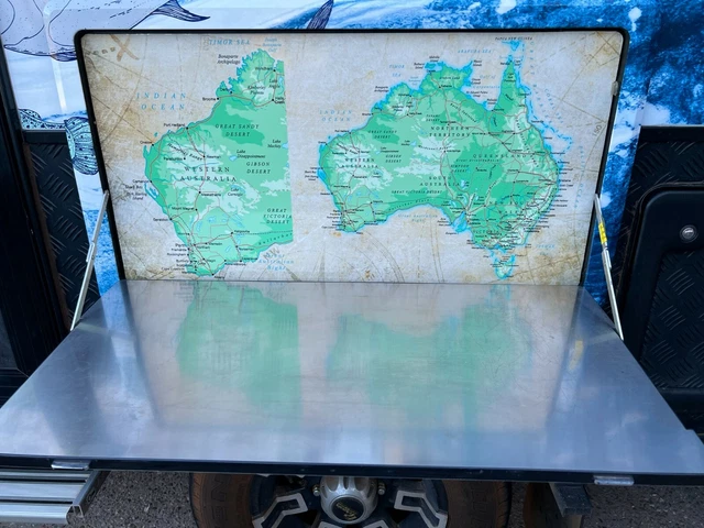 AUSTRALIAN MAP STICKER for your caravan $35.00 - PicClick AU