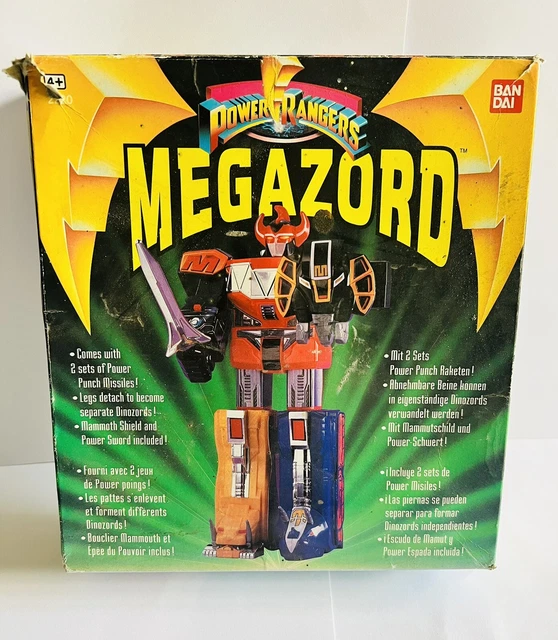 1993 POWER RANGERS Megazord Bandai Mighty Morphin Power Rangers Figure ...